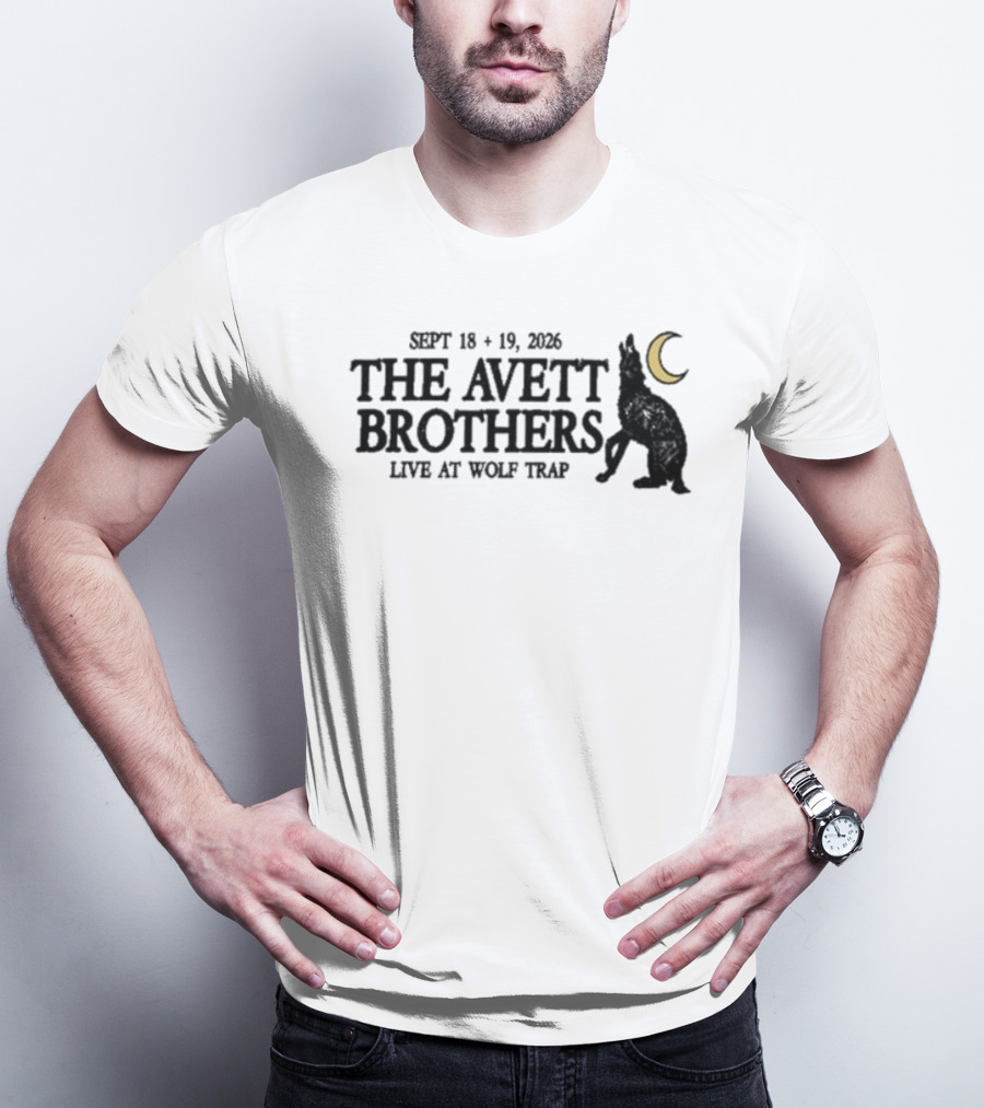 The Avett Brothers Live At Wolf Trap September 18 19 2026 T-Shirt
