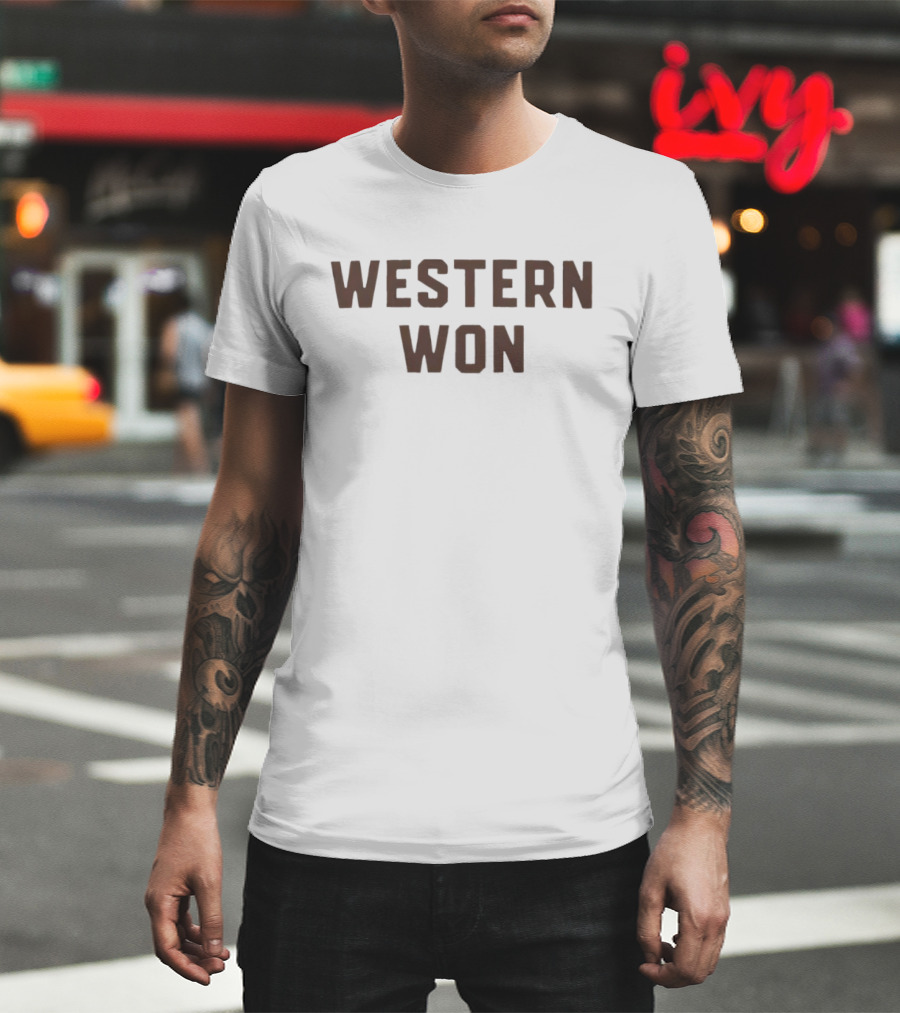 Western Won Bold Lettering T-Shirt