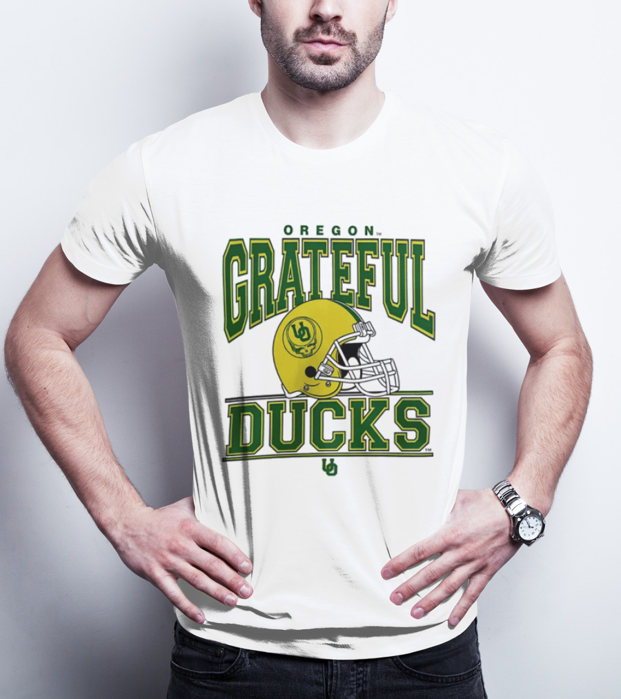 Oregon Grateful Ducks Helmet T-Shirt