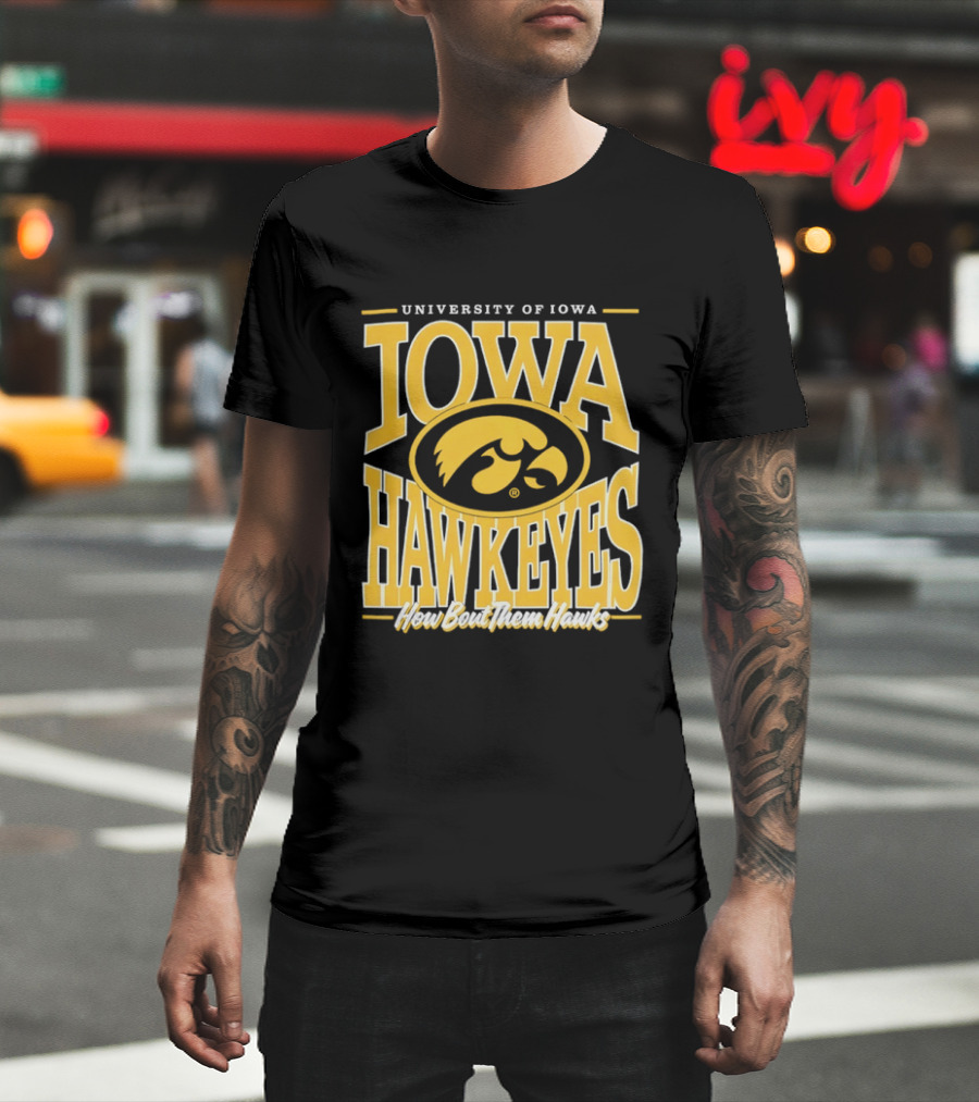 University Of Iowa Hawkeyes How Bout Them Hawks T-Shirt