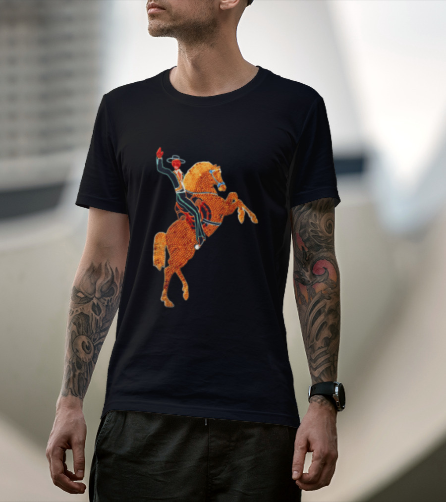 Las Vegas Cowboy Neon Sign T-Shirt