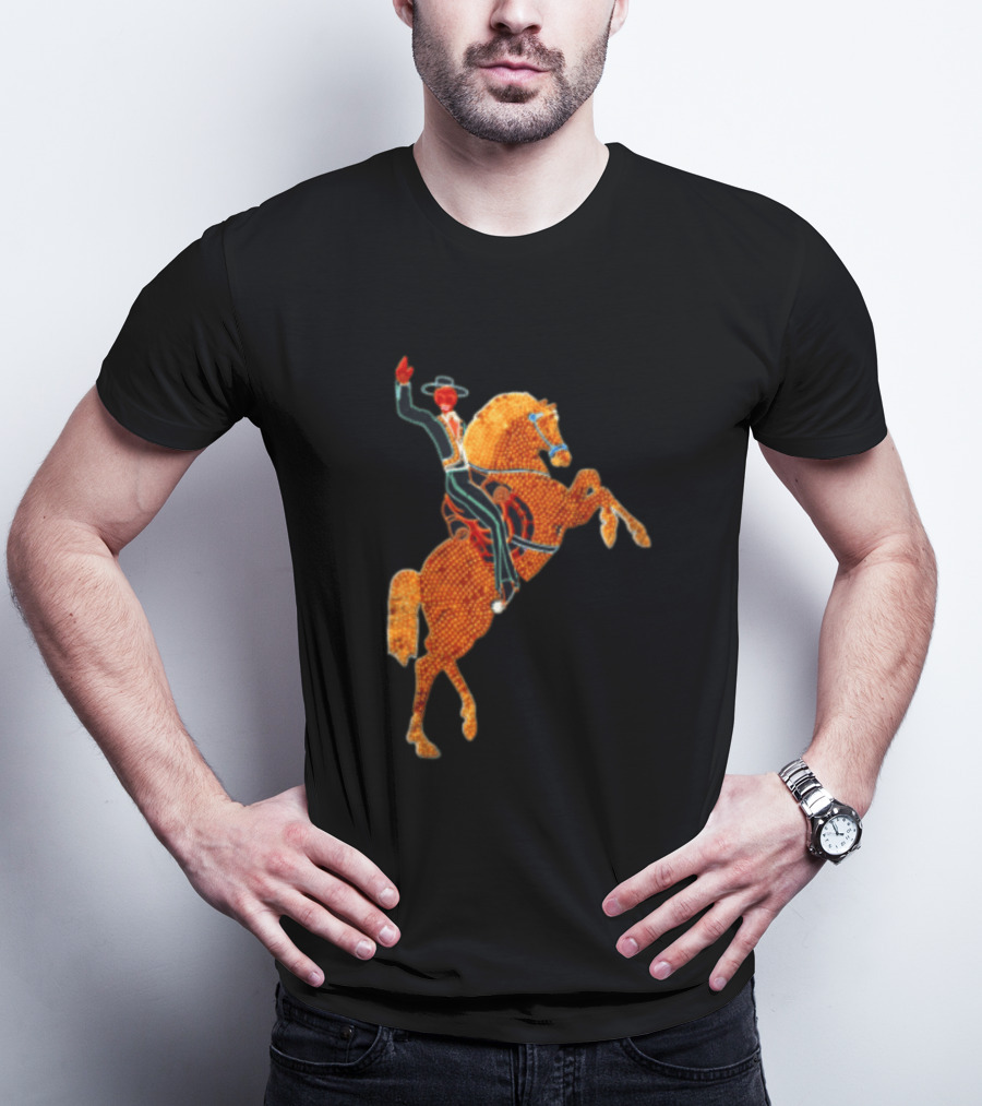 Las Vegas Cowboy Neon Sign T-Shirt