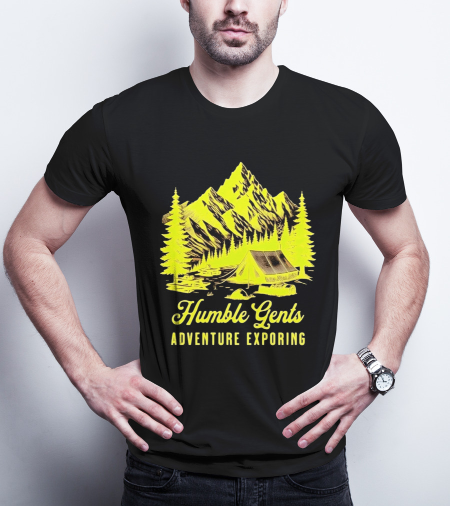 Humble Gents Adventure Exploring Mountain Camping T-Shirt