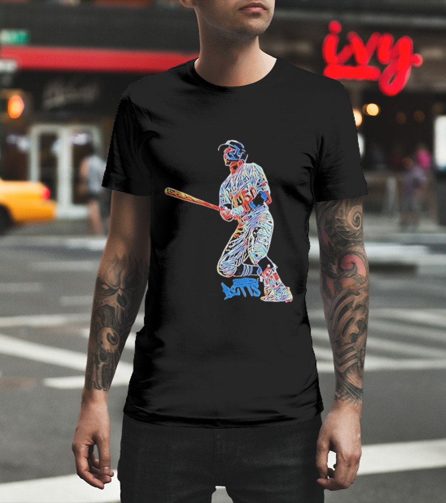 Mookie Betts Los Angeles Dodgers MLB Baseball Artful T-Shirt