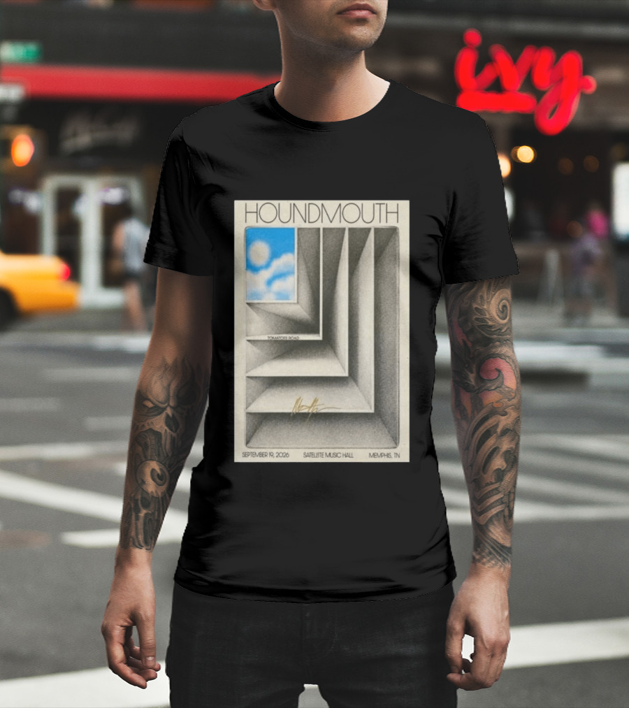 Houndmouth September 19 2026 Satellite Music Hall Memphis TN Tour T-Shirt