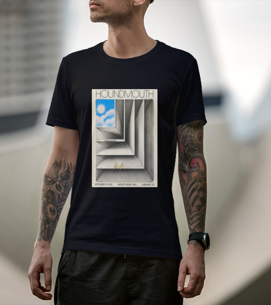 Houndmouth September 19 2026 Satellite Music Hall Memphis TN Tour T-Shirt