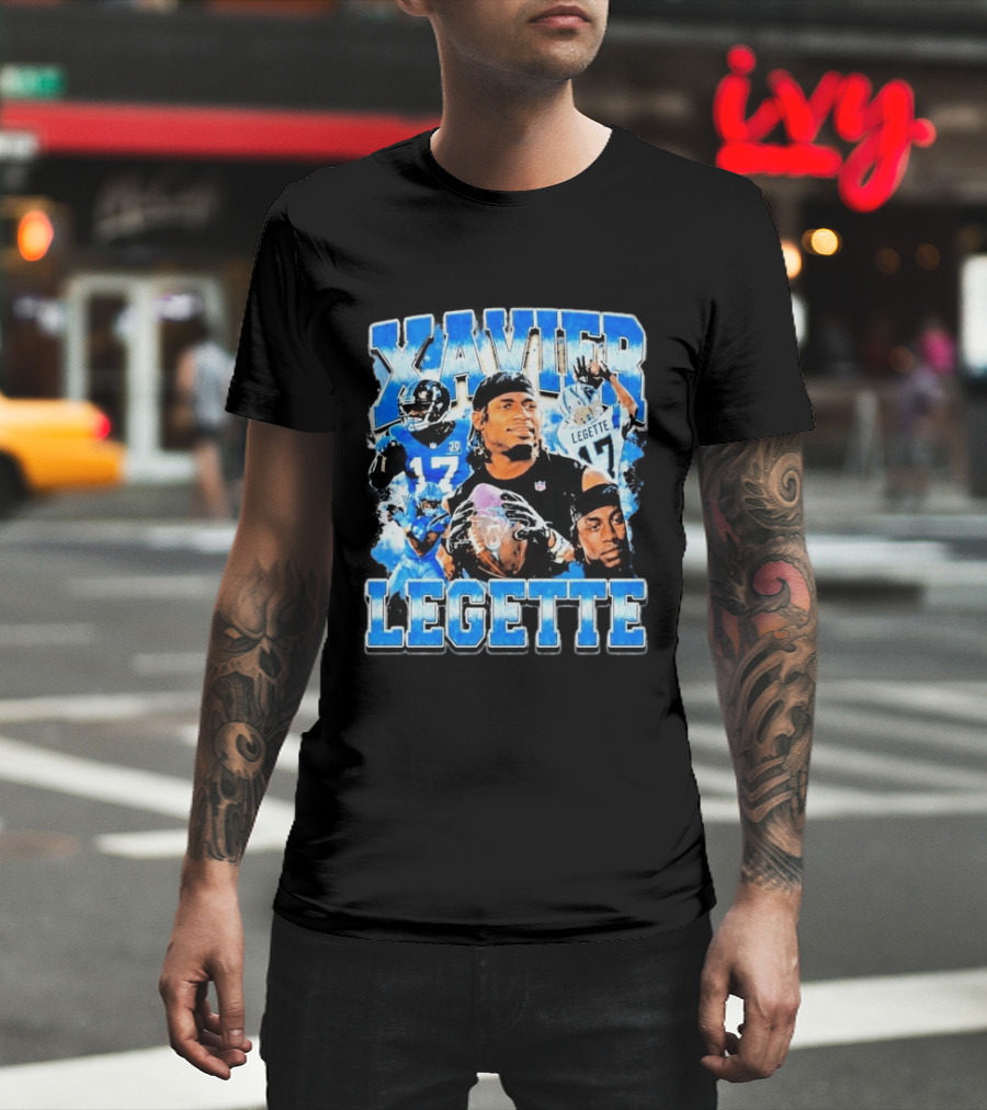 Xavier Legette Panthers Football Star Player Highlights T-Shirt