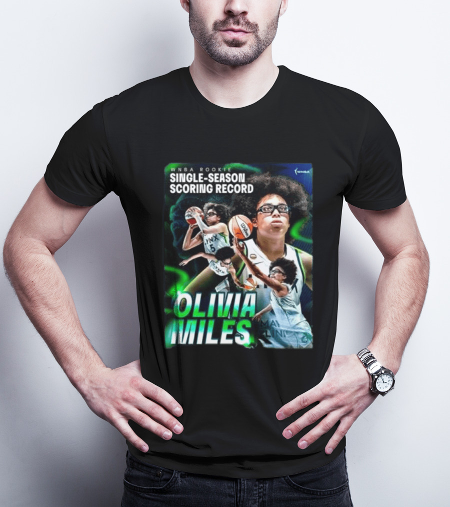 WNBA Rookie Single Season Scoring Record Olivia Miles T-Shirt
