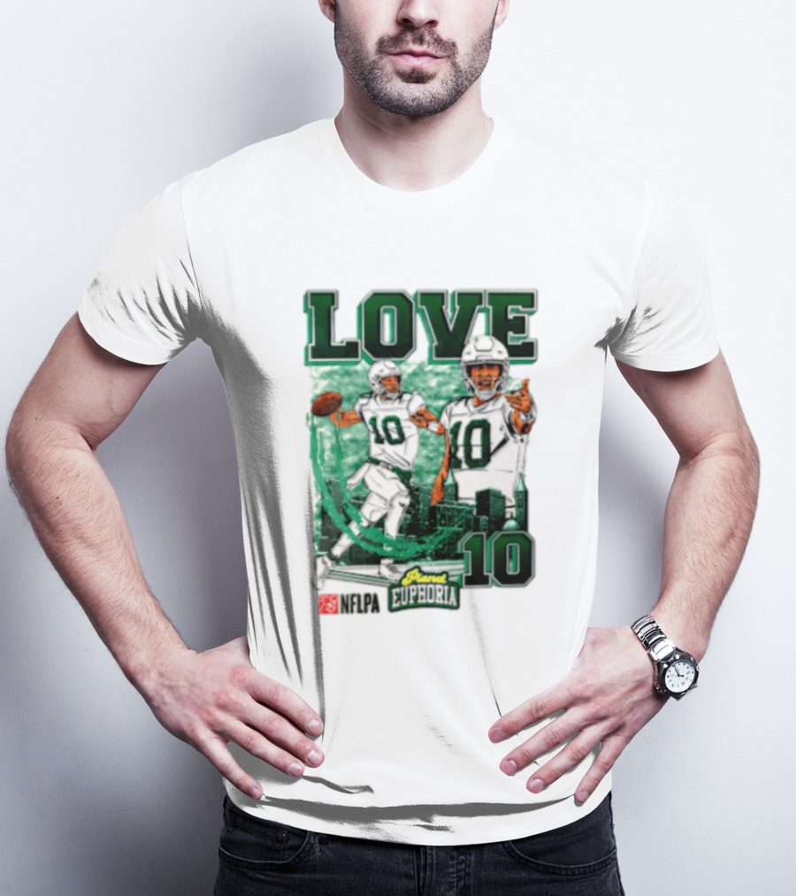 Jordan Love 10 NFLPA Euphoria Player Edition T-Shirt