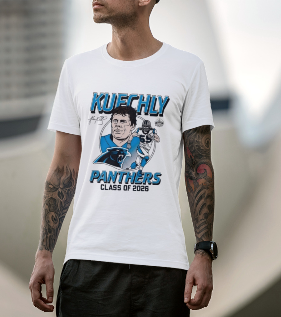 Kuechly Panthers Class Of 2026 Hall Of Fame T-Shirt