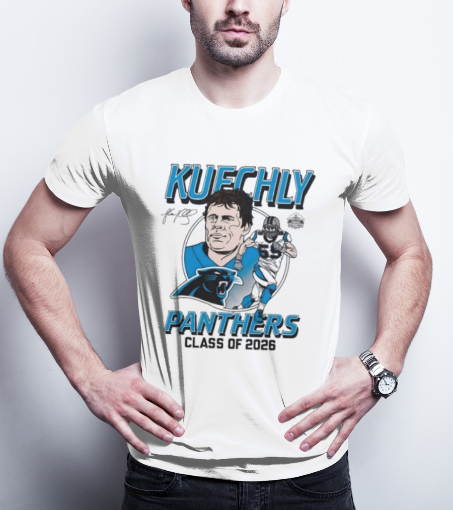 Kuechly Panthers Class Of 2026 Hall Of Fame T-Shirt