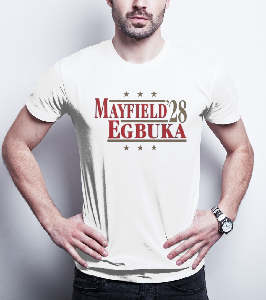 Mayfield Egbuka '28 Tampa Bay Buccaneers Football T-Shirt