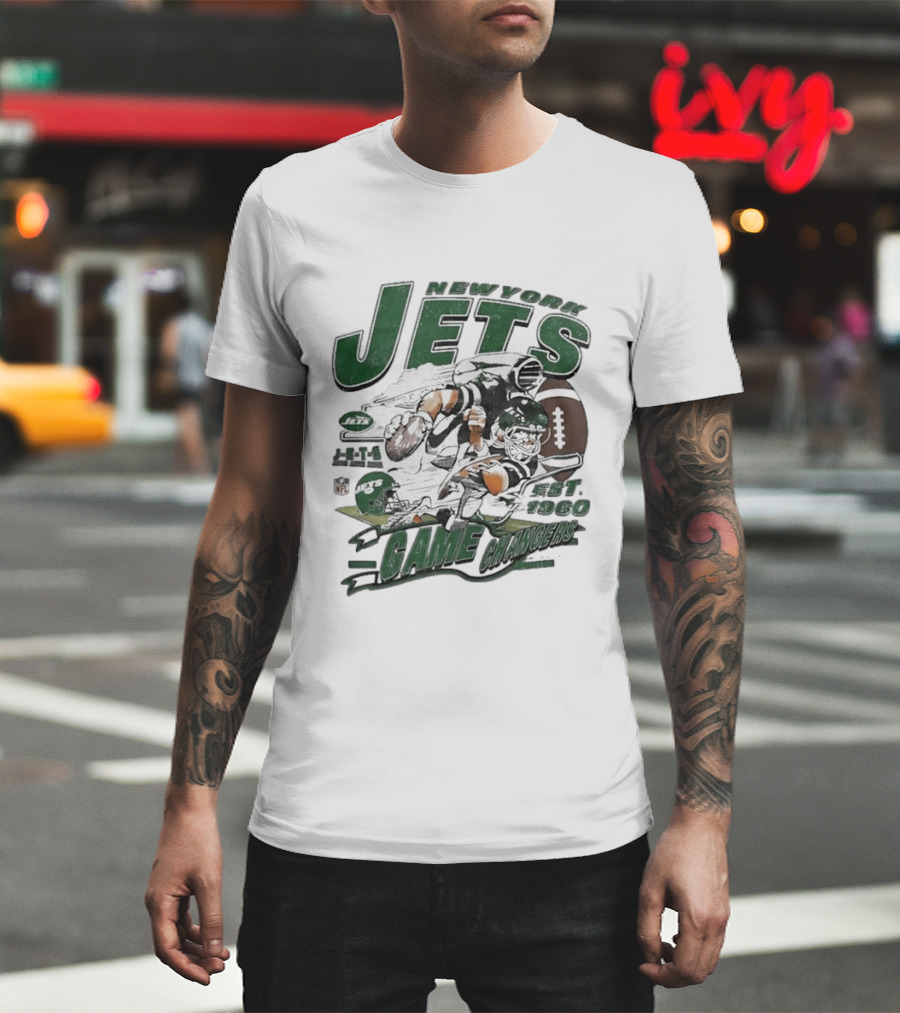 New York Jets Est 1960 Game Changers NFL Football T-Shirt