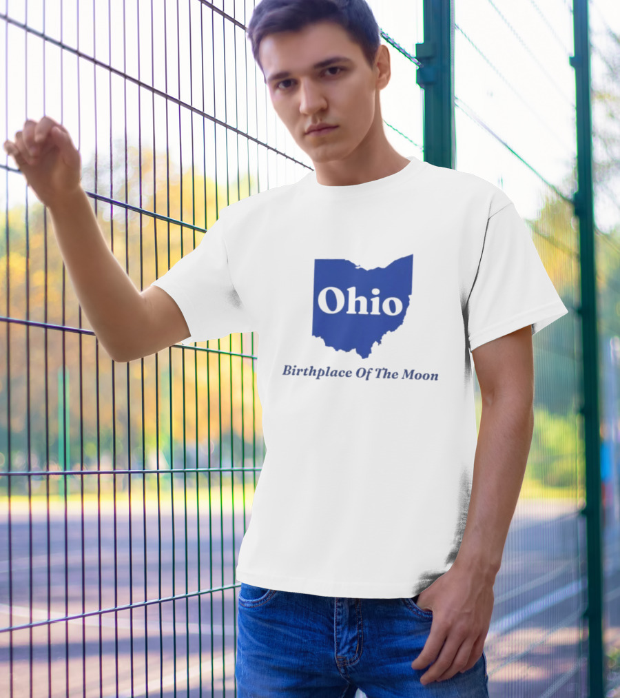 Ohio Birthplace Of The Moon Space Astronomy Exploration T-Shirt