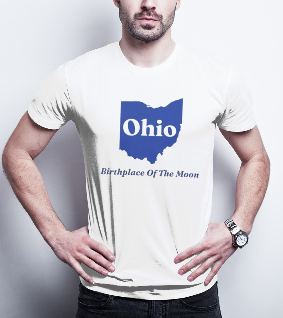 Ohio Birthplace Of The Moon Space Astronomy Exploration T-Shirt