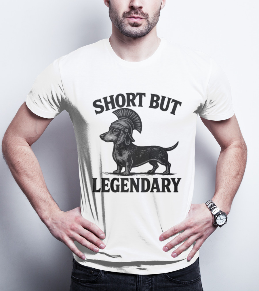 Short But Legendary Roman Warrior Wiener Dog T-Shirt