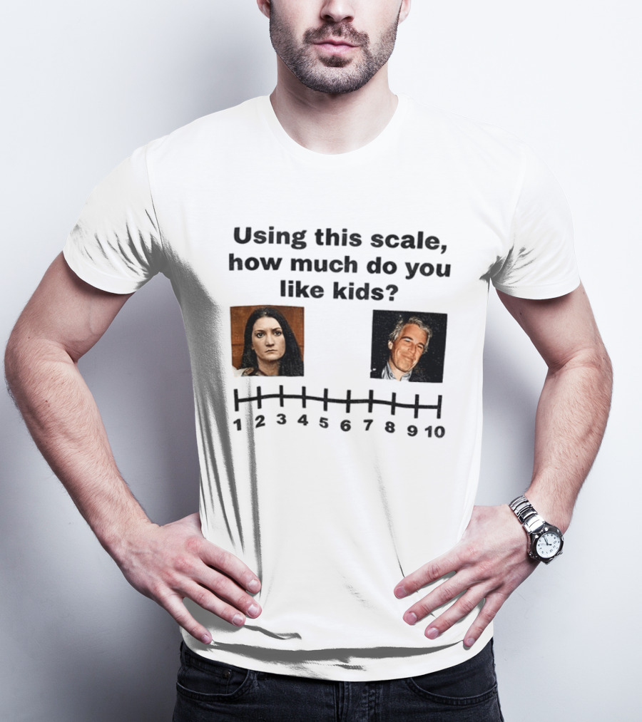 Using This Scale How Much Do You Like Kids Scale 1 To 10 T-Shirt