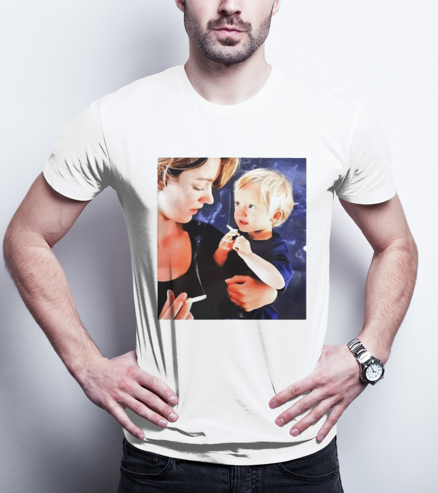When You Light Up So Does He Anti Smoking Awareness T-Shirt