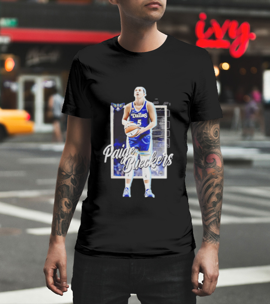 Paige Bueckers Dallas Wings Basketball Player Jersey Number 5 T-Shirt