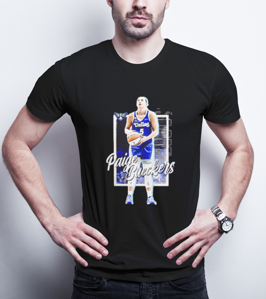 Paige Bueckers Dallas Wings Basketball Player Jersey Number 5 T-Shirt