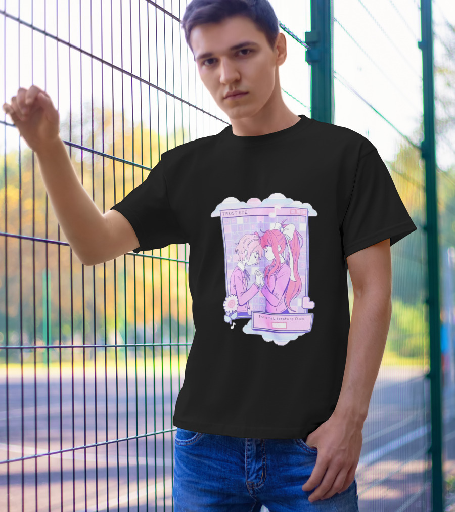 Doki Doki Literature Club Trustexe Monika Sayori This Is The Literature Club T-Shirt