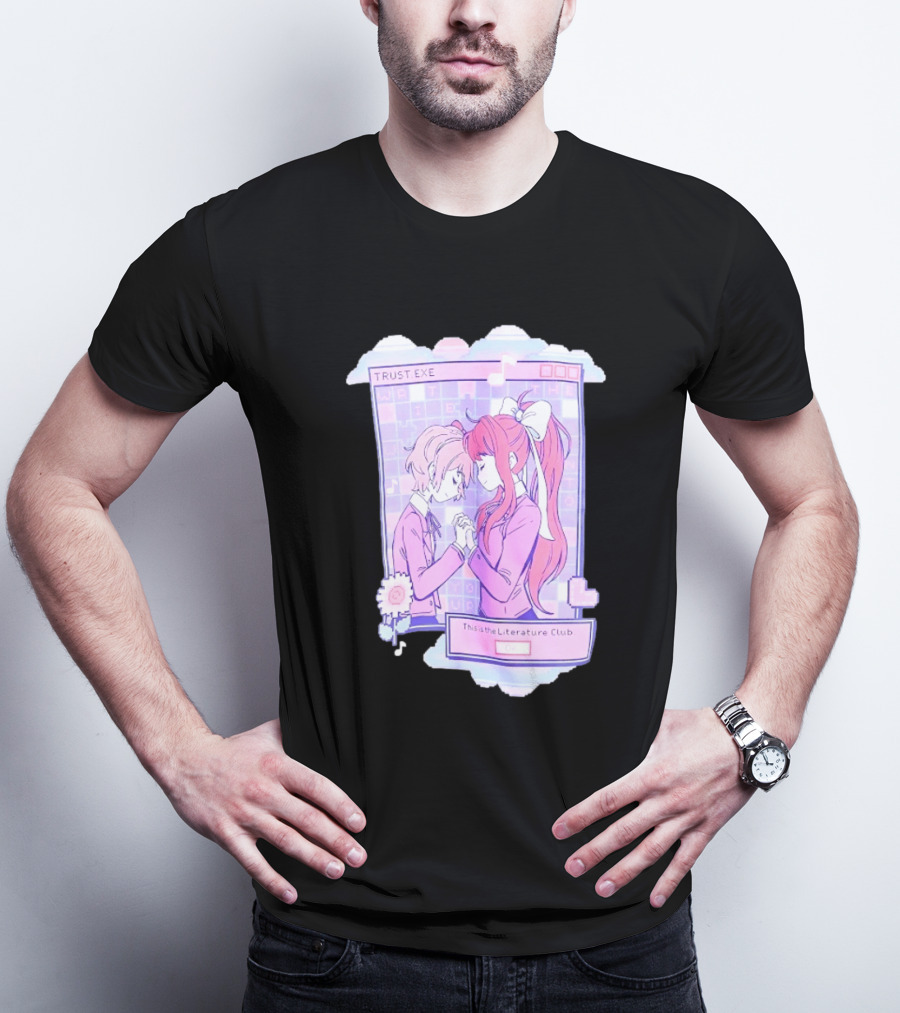 Doki Doki Literature Club Trustexe Monika Sayori This Is The Literature Club T-Shirt