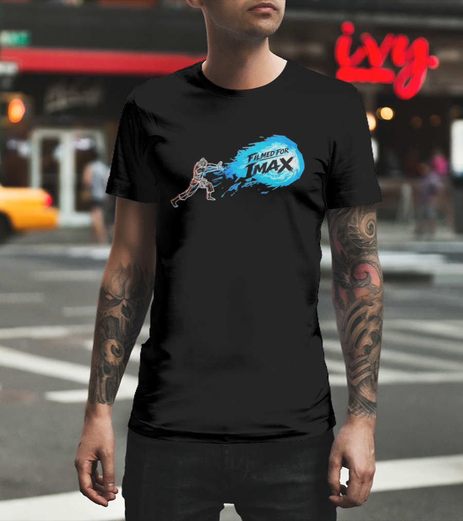Goku Filmed For IMAX Energy Blast Dragon Ball Z T-Shirt
