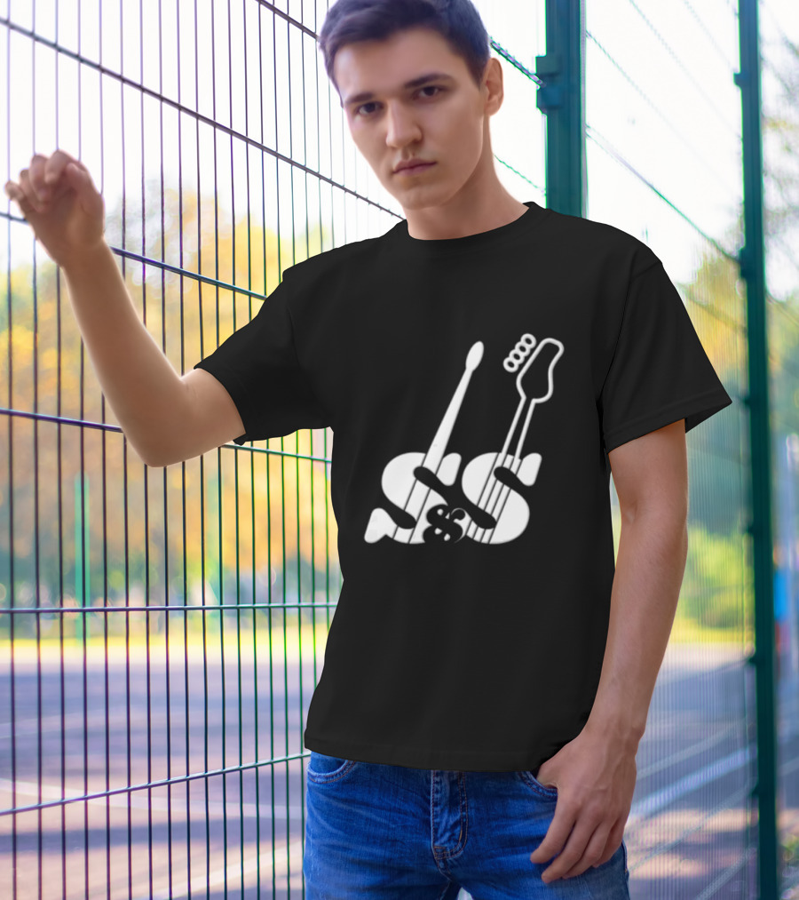 Guitars Forming Letter S T-Shirt
