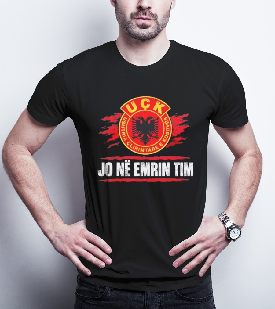 UÇK Ushtria Çlirimtare E Kosovës Jo Në Emrin Tim Symbol Of Resistance And Defiance T-Shirt