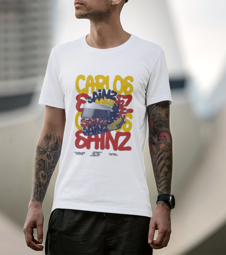 Carlos Sainz Madrid F1 Team Race Special 26 Atlassian Williams T-Shirt