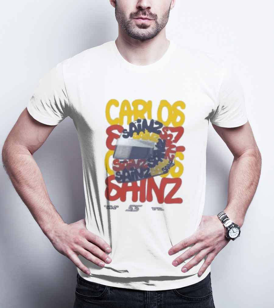 Carlos Sainz Madrid F1 Team Race Special 26 Atlassian Williams T-Shirt
