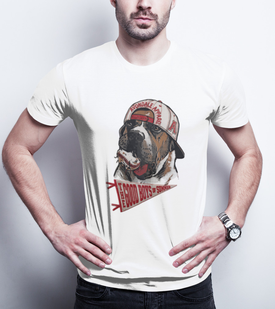 Avondale Apparel The Good Boys Of Summer Bulldog Baseball Cap T-Shirt