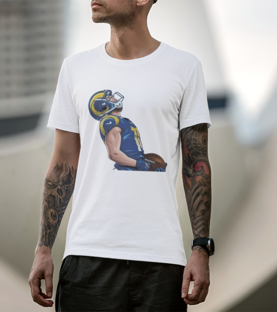 Cooper Kupp Los Angeles Rams No 10 Football Player Celebration T-Shirt