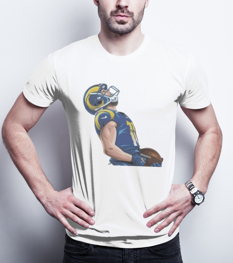 Cooper Kupp Los Angeles Rams No 10 Football Player Celebration T-Shirt
