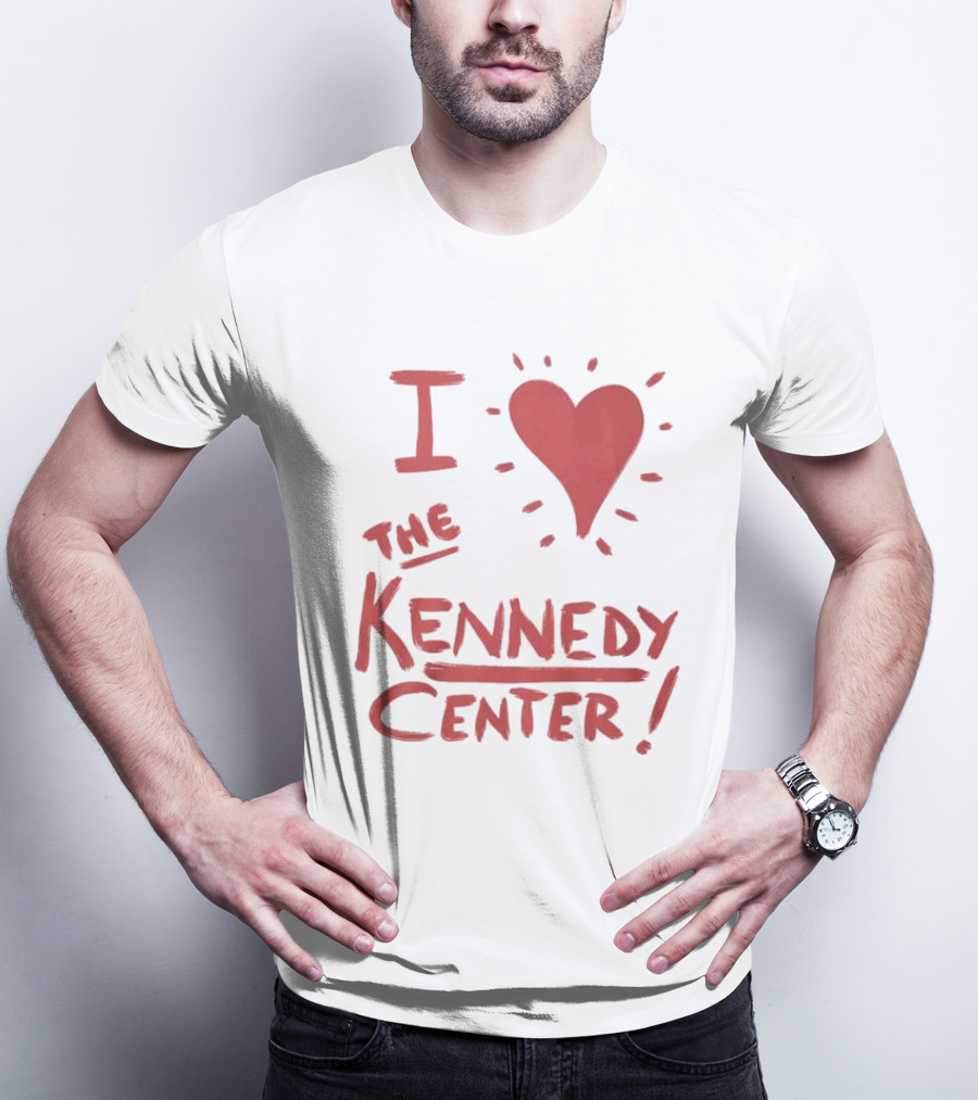 I Love The Kennedy Center Bold Red Heart T-Shirt