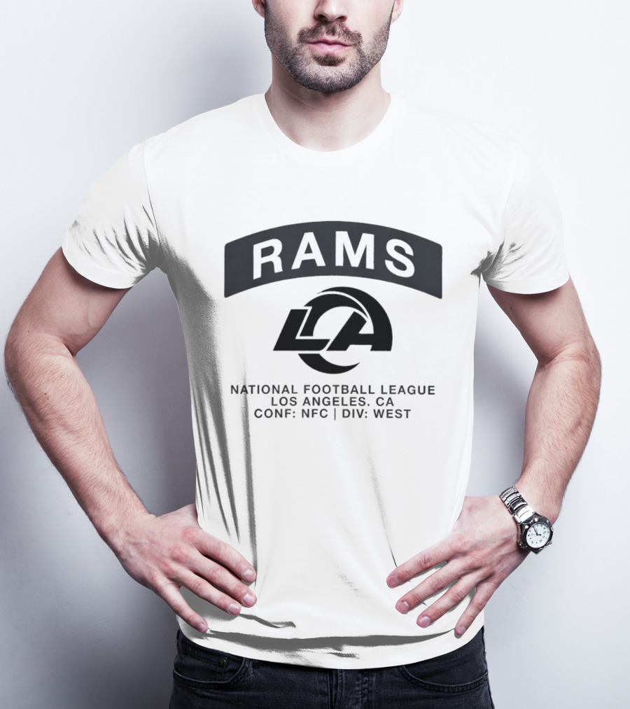 Los Angeles Rams NFC West National Football League LA Team T-Shirt