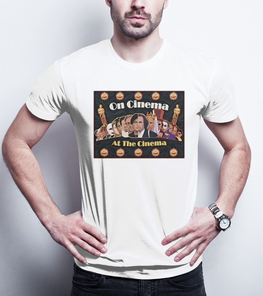On Cinema At The Cinema Tim Heidecker Gregg Turkington Oscar Iconic Film Characters T-Shirt