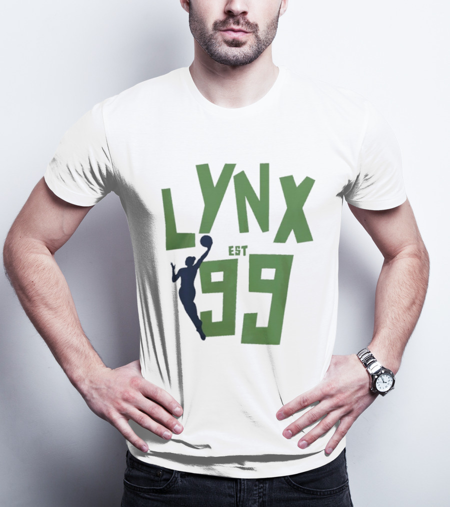 Playa Society Minnesota Lynx Est 99 Basketball Jumper T-Shirt