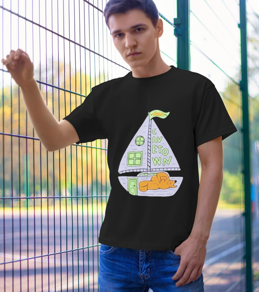 Cavetown Running With Scissors 2026 USA Tour Sail Boat T-Shirt