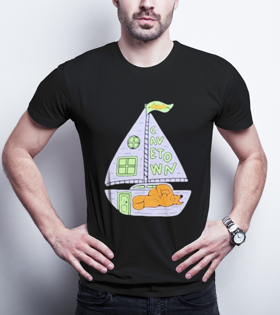 Cavetown Running With Scissors 2026 USA Tour Sail Boat T-Shirt