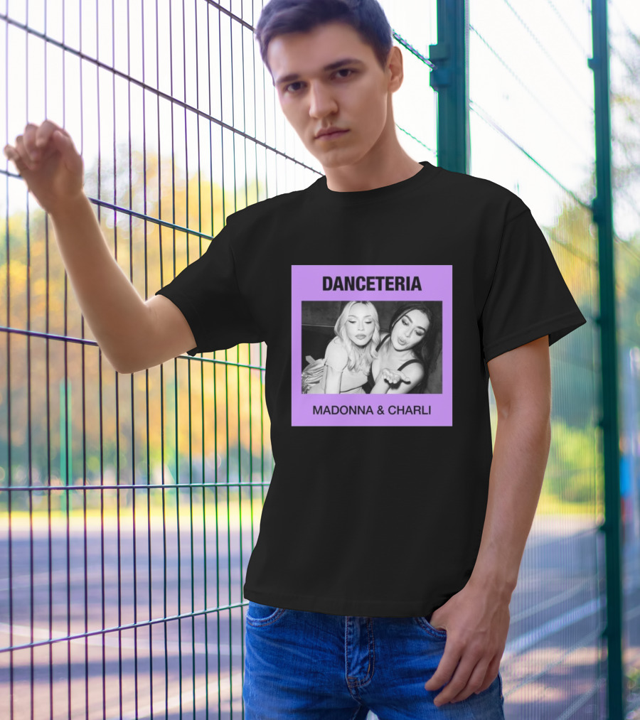 Danceteria Madonna & Charli Nostalgia 80s Club Scene T-Shirt