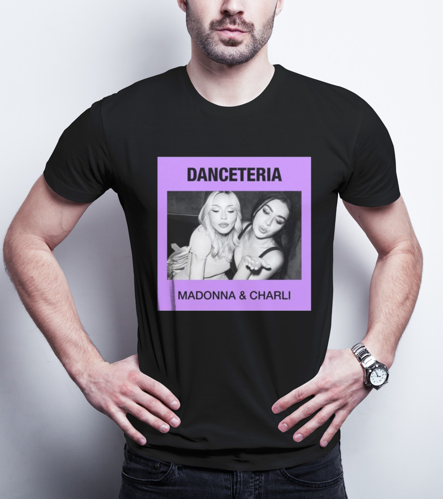 Danceteria Madonna & Charli Nostalgia 80s Club Scene T-Shirt