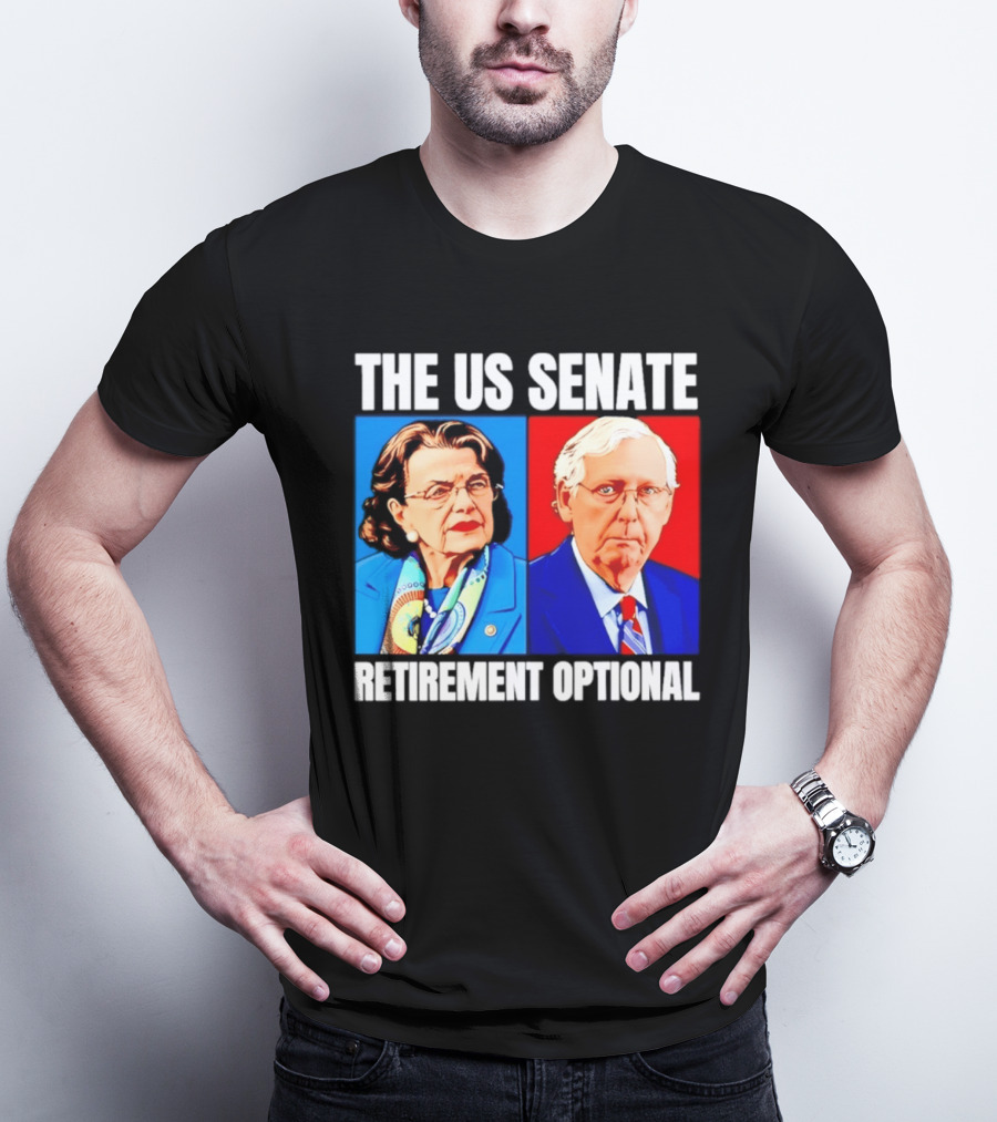 Dianne Feinstein Mitch McConnell The US Senate Retirement Optional T-Shirt