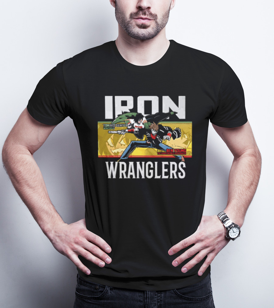 Iron Wranglers Tomako Sawyer Ben Eze Young Wildcats Unbreakable Ranger T-Shirt
