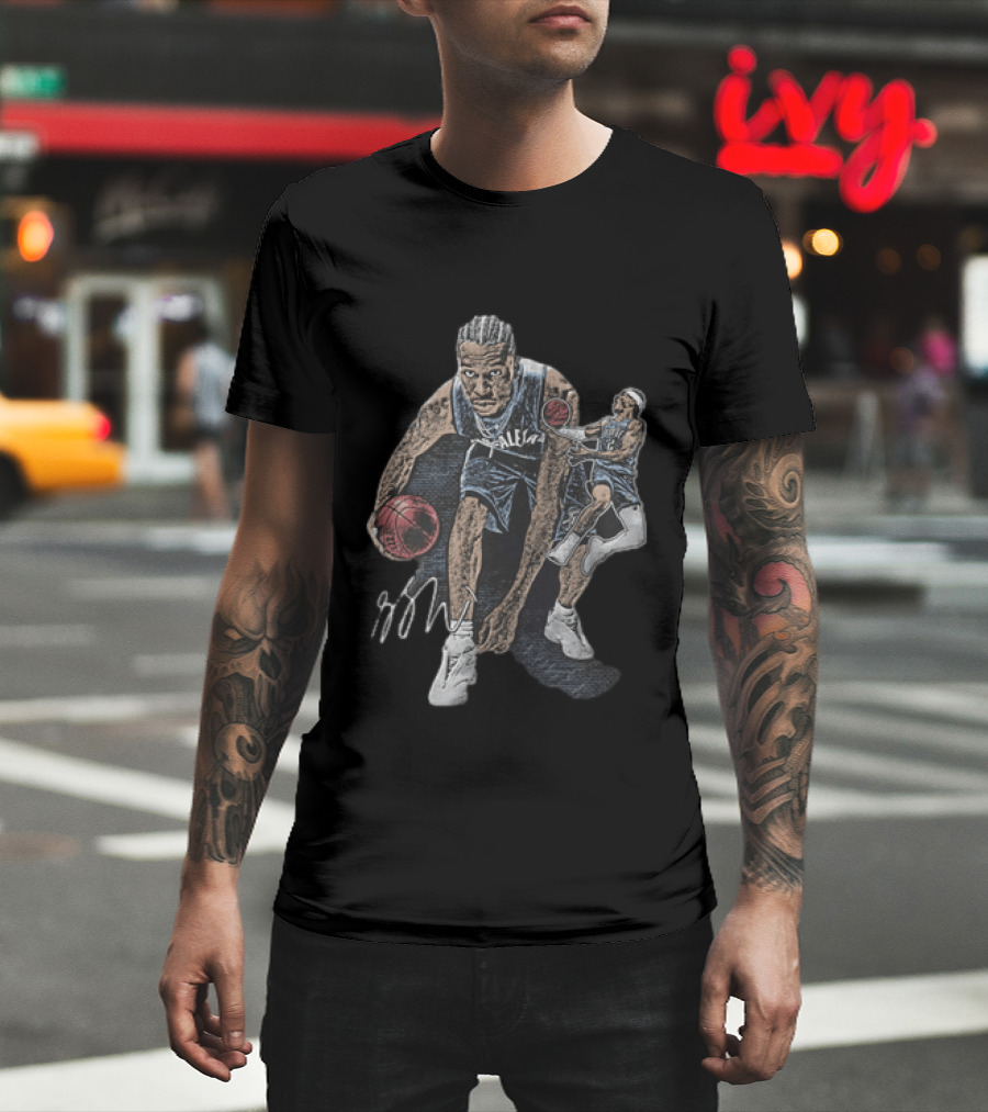 Shai Gilgeous Alexander Basketball Oklahoma City Thunder Signature T-Shirt