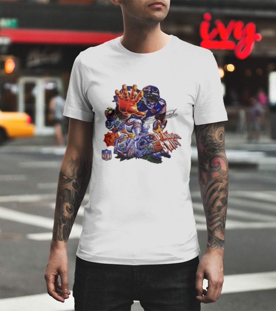 Chicago Bears Pop Art Dandre Swift 4 93 92 NFL T-Shirt