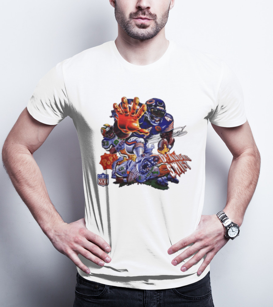 Chicago Bears Pop Art Dandre Swift 4 93 92 NFL T-Shirt