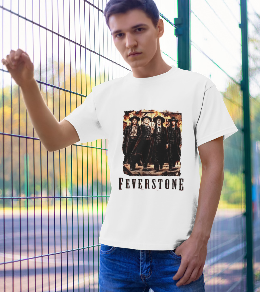 Feverstone Western Outlaw Group Cowboy Gunslinger T-Shirt