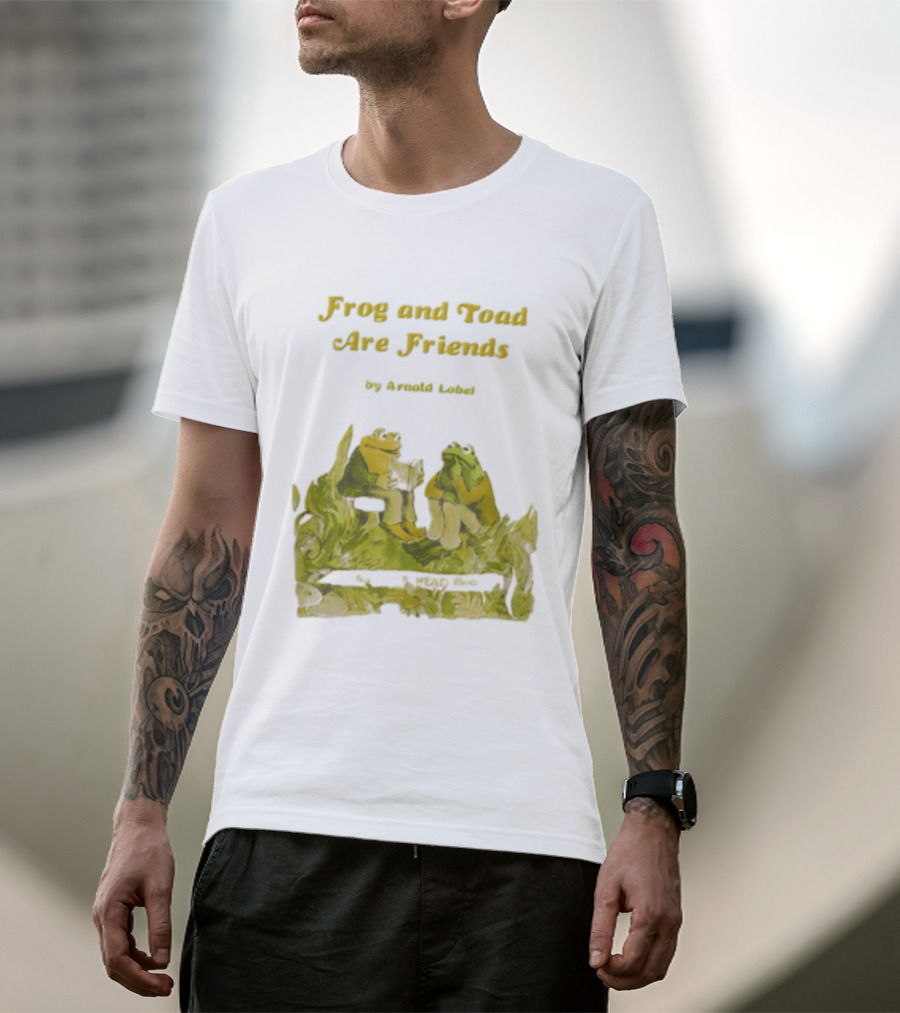Frog And Toad Are Friends By Arnold Lobel Book Cover T-Shirt