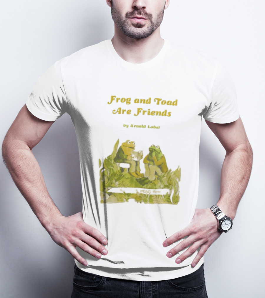Frog And Toad Are Friends By Arnold Lobel Book Cover T-Shirt